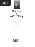Harmony and Voice Leading Workbook Vol 1 | PDF
