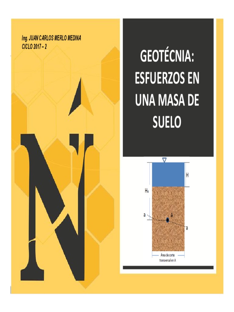 Esfuerzos en Una Masa de Suelo PDF | PDF | Suelo | Filtración
