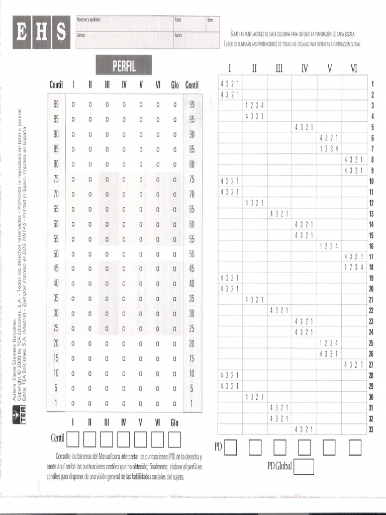 EHS. Hoja Correccion | PDF