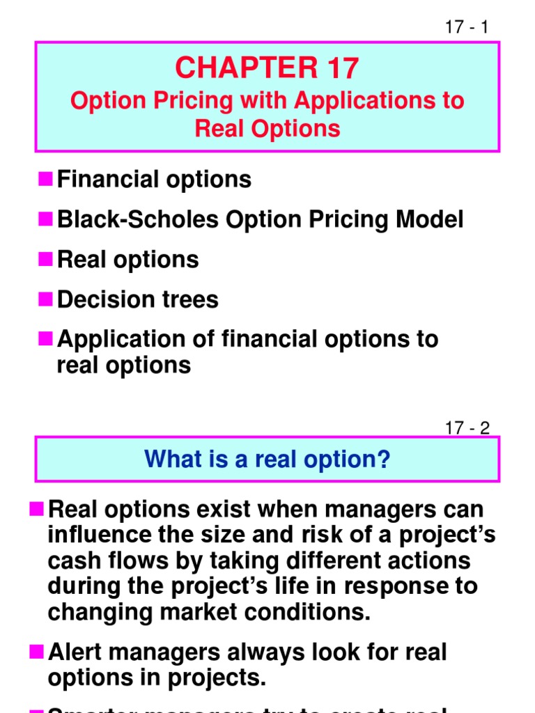 Real Options in Financial Decision-Making | PDF | Option (Finance ...