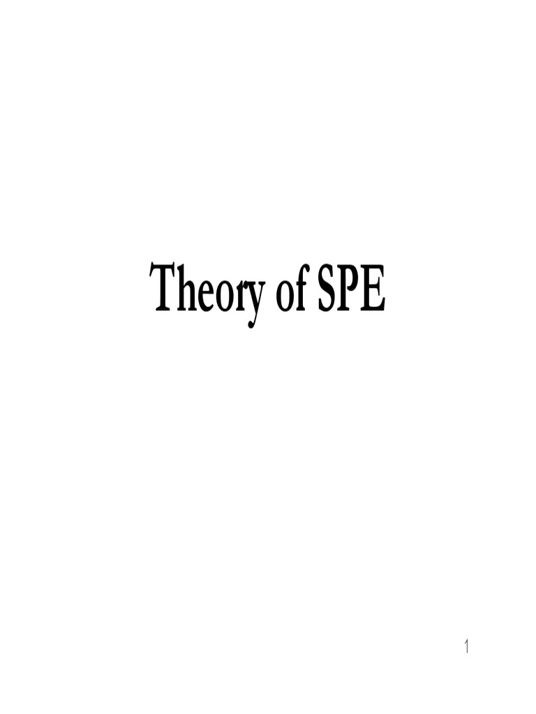 Theory of SPE | PDF | Elution | Solvent