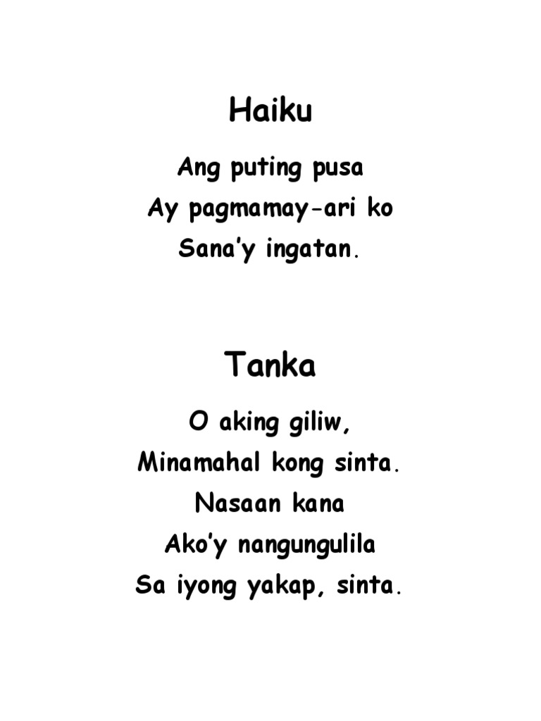 Haiku at Tanka | PDF