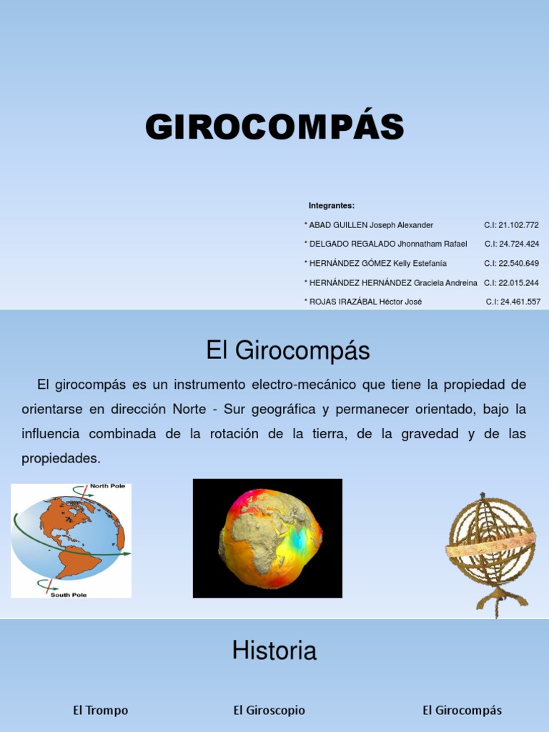 Giro Compas | PDF | Giroscopio | Navegación