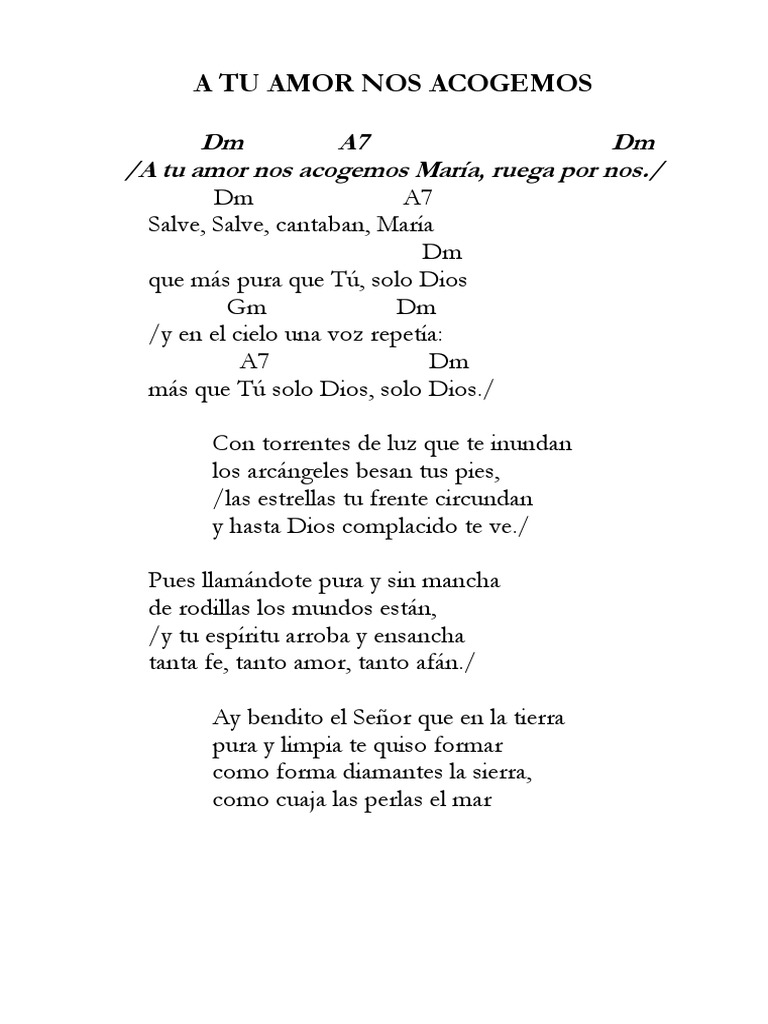 Cantos A Maria | PDF | María, madre de Jesús | Amor