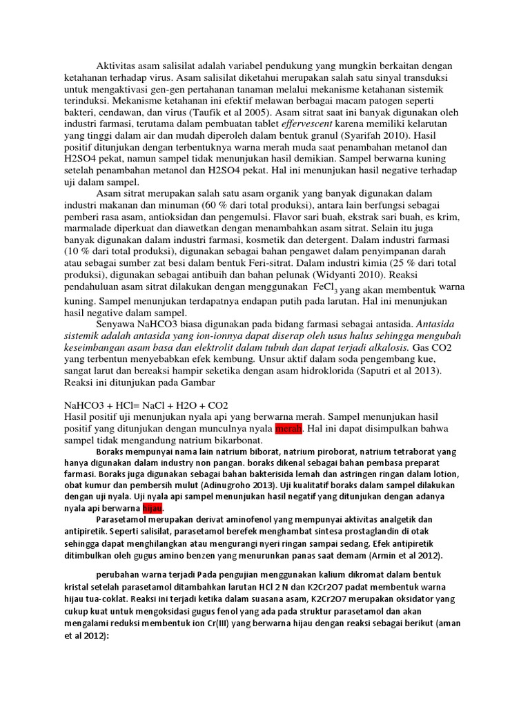Perubahan Warna Terjadi Pada Pengujian Menggunakan Kalium Dikromat ...