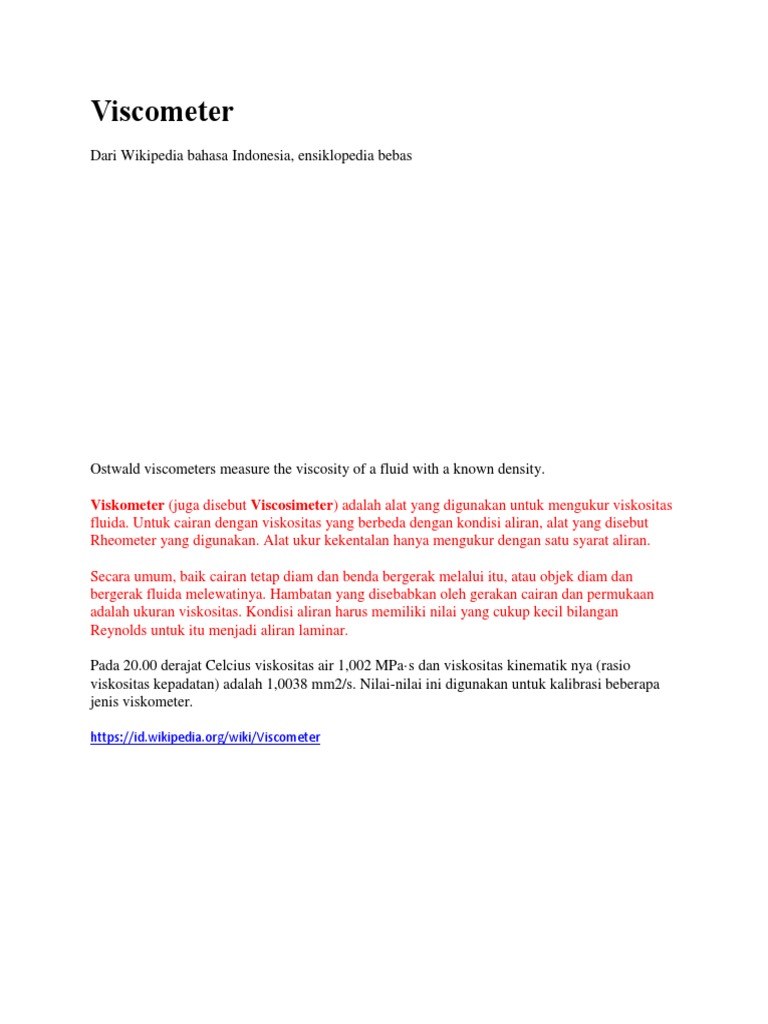 Visco Meter | PDF