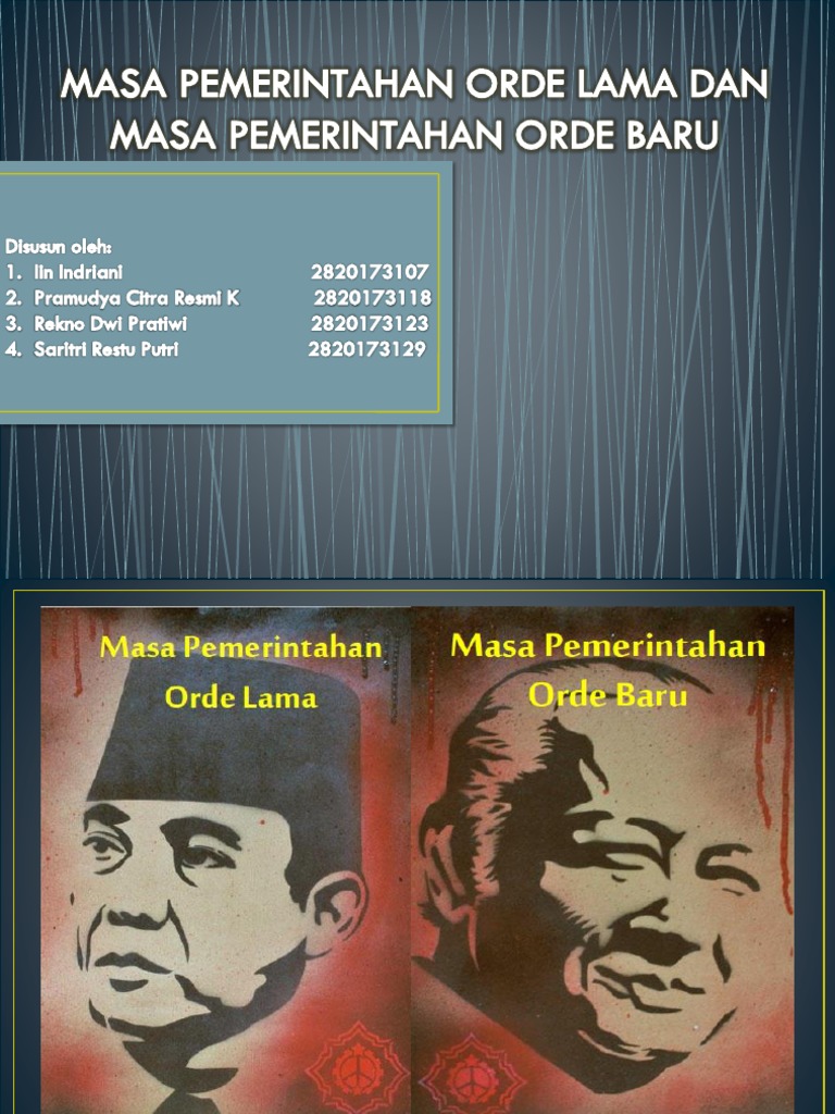 Orde Lama & Orde Baru | PDF