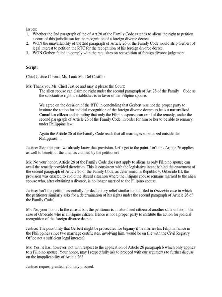 Col Script Marriage Divorce 