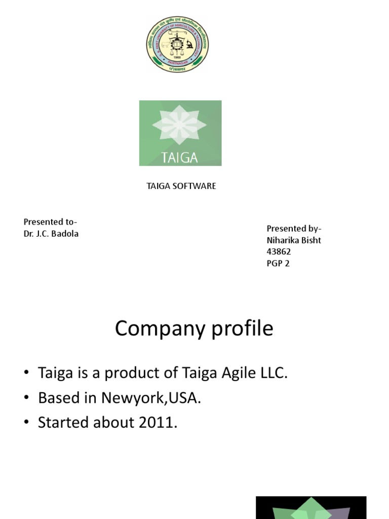 Taiga: Open Source Agile Project Management | PDF | Scrum (Software ...
