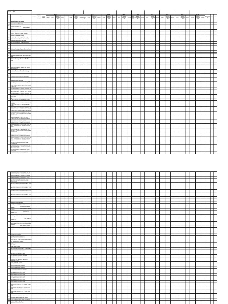 Civil Drawing List | PDF