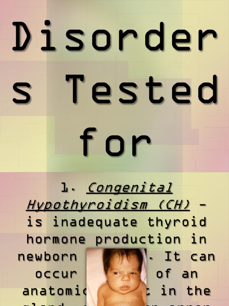 Newborn Disorders and Immunization Guide | PDF