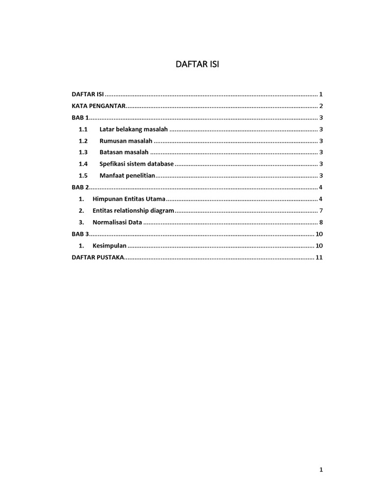 Sistem Basis Data Laundry Pdf