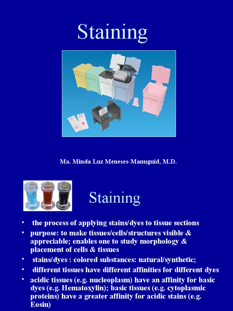 His To Tech Staining (UPDATED) | PDF | Staining | Dye