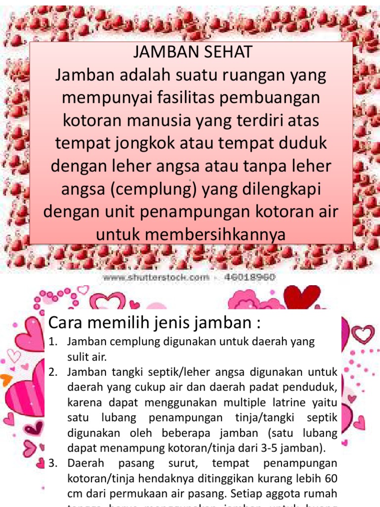Panduan Jamban Sehat dan Jenisnya | PDF | Gaya Hidup