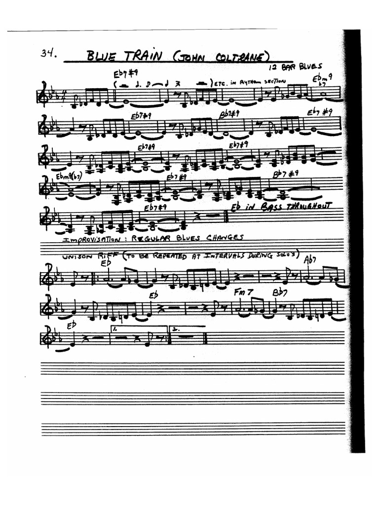 Blue Train PDF | PDF