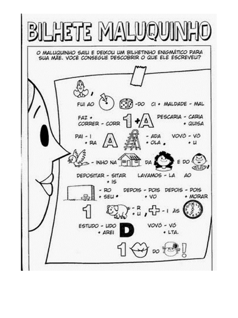 Bilhete Maluquinho | PDF