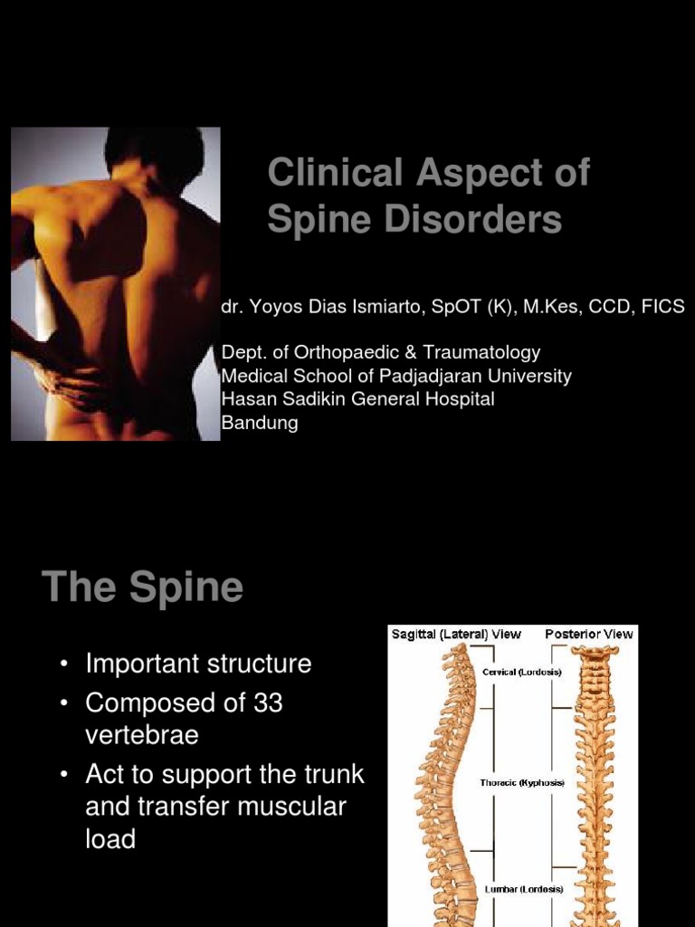 Clinical Aspect of Spine Abnormality-Dr - Yoyos.spot | PDF | Vertebra ...