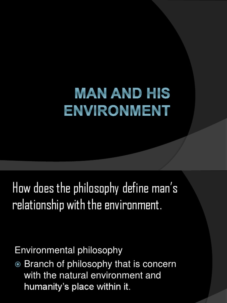 Man and His Environment Renz | PDF | Environmentalism | Global Warming
