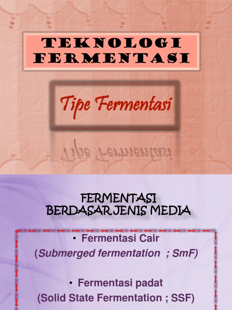 2 Tipe Fermentasi | PDF