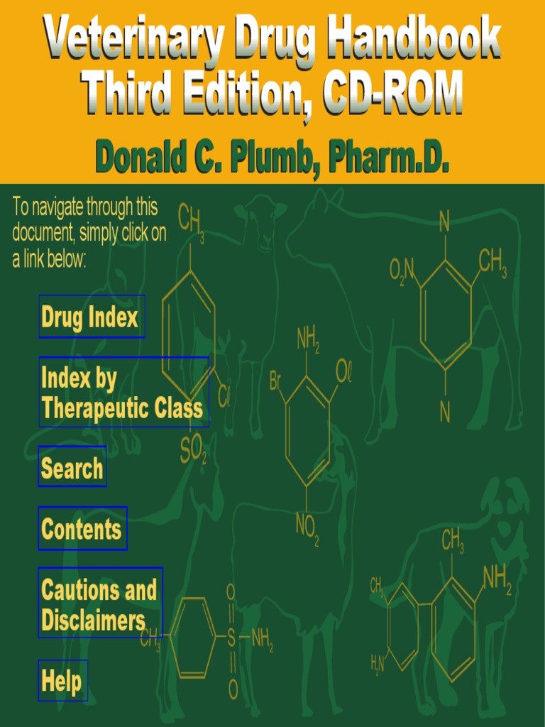 Veterinary Drug Handbook Third Edition, CD-ROM: Donald C. Plumb, Pharm ...