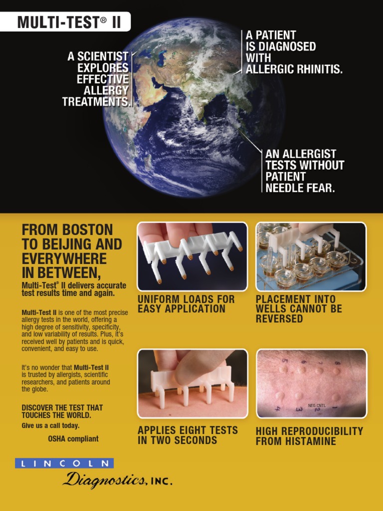 Multi Test II | Allergy | Medicine | Free 30-day Trial | Scribd