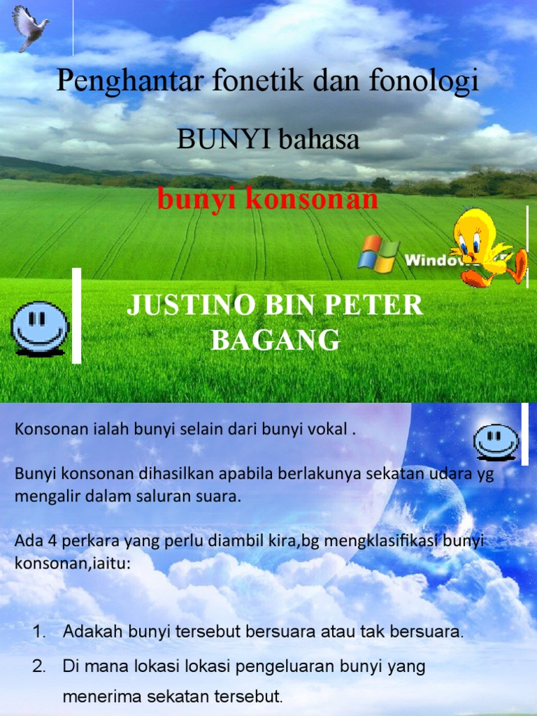 Bunyi Konsonan | PDF