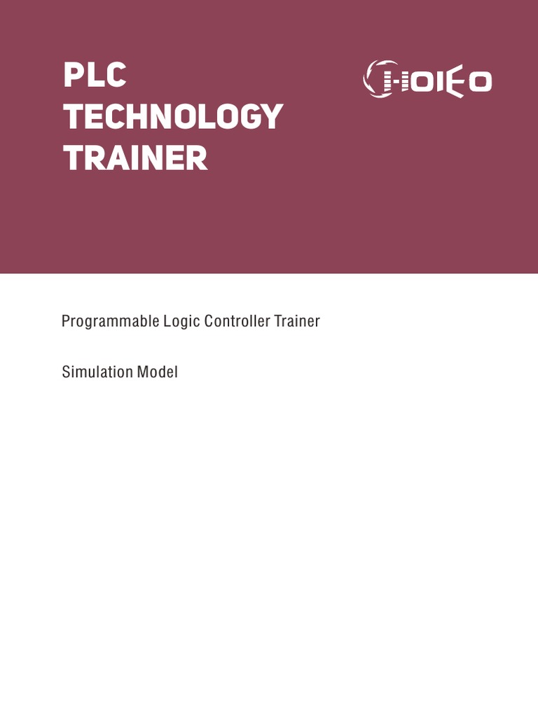 PLC Technology Trainer | PDF | Programmable Logic Controller | Elevator