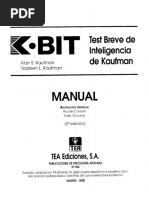 Test de Stroop Manual COMPLETO | PDF