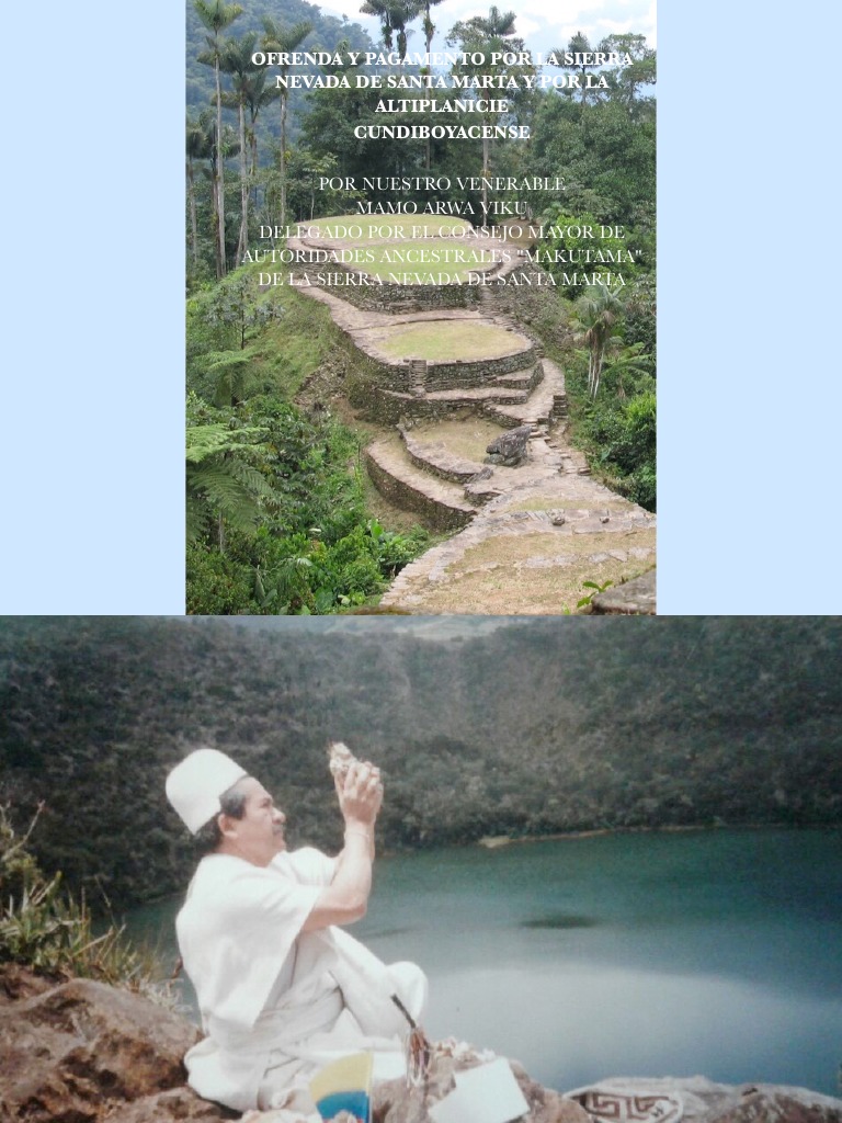 Carta Ofrenda y Pagamentos en Sitios Sagrados VM Arwa Viku PDF | PDF | Colombia | Personas