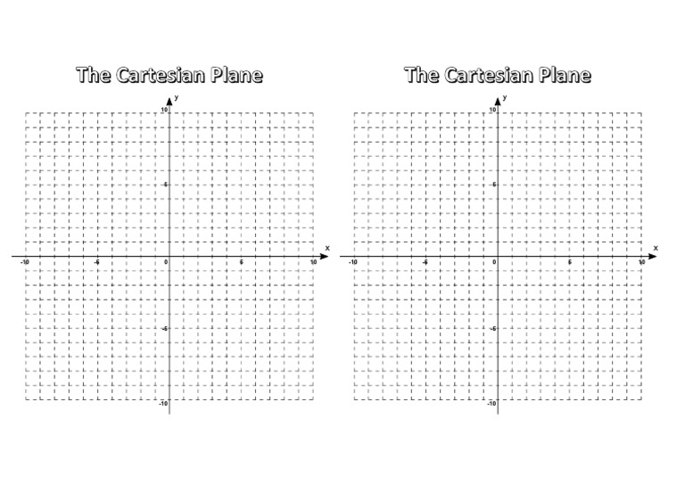 Cartesian Coordinate System | PDF