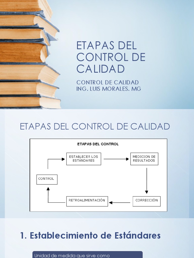 Etapas Del Control de Calidad | PDF | Medición | Calidad (comercial)