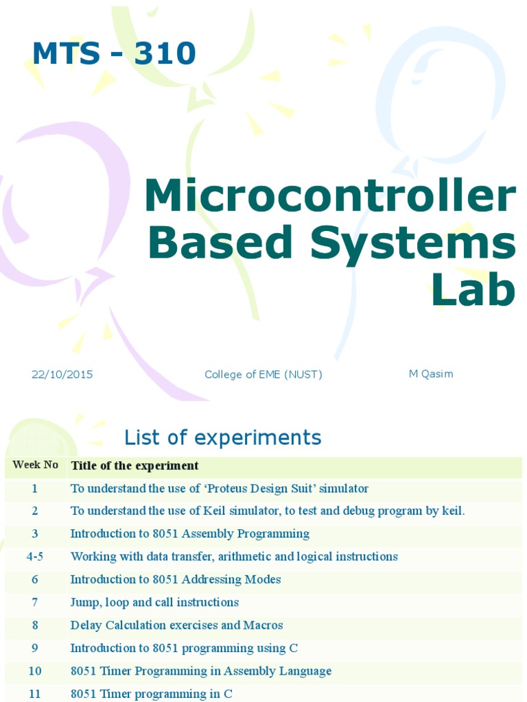 MTS - 310: Proteus Design Suite for Microcontroller Based Systems Lab | PDF | Rectifier ...