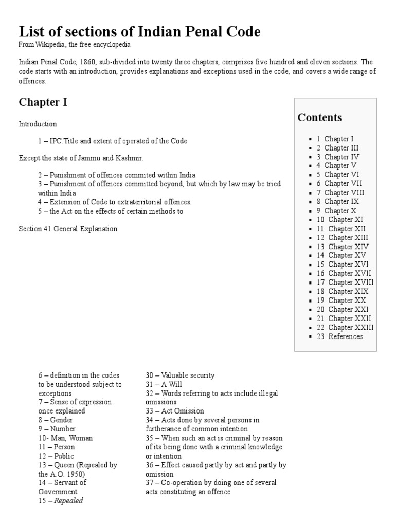List Of Sections Of Indian Penal Code Wikipedia Forgery Defamation