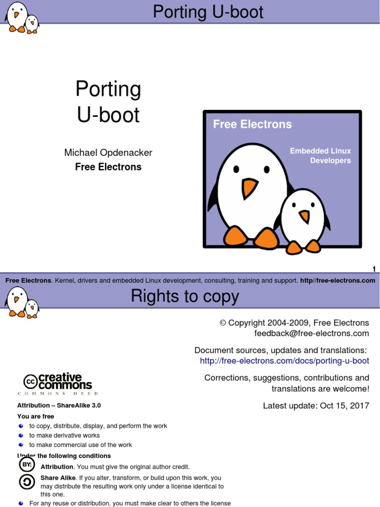 Porting U Boot: Michael Opdenacker | PDF | Free Software | Linux