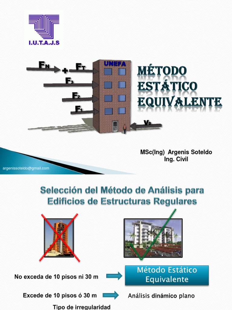 Método Estático Equivalente | PDF | Science | Ingeniería