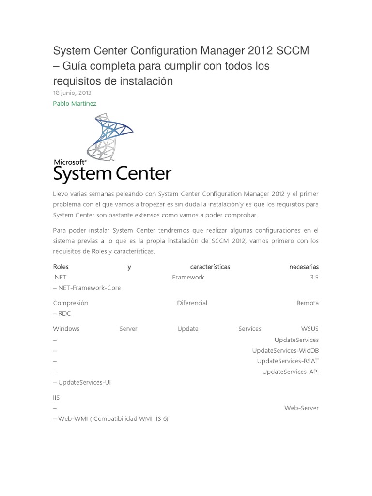 System Center Configuration Manager 2012 SCCM | PDF | Point and Click ...