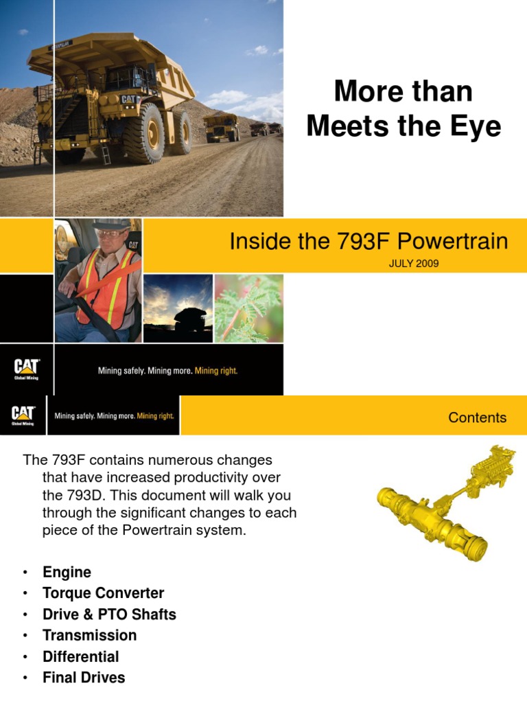 More Than Meets The Eye: Inside The 793F Powertrain | PDF ...