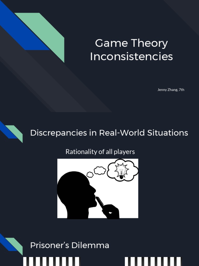 Game Theory Inconsistencies | PDF | Language Arts & Discipline ...