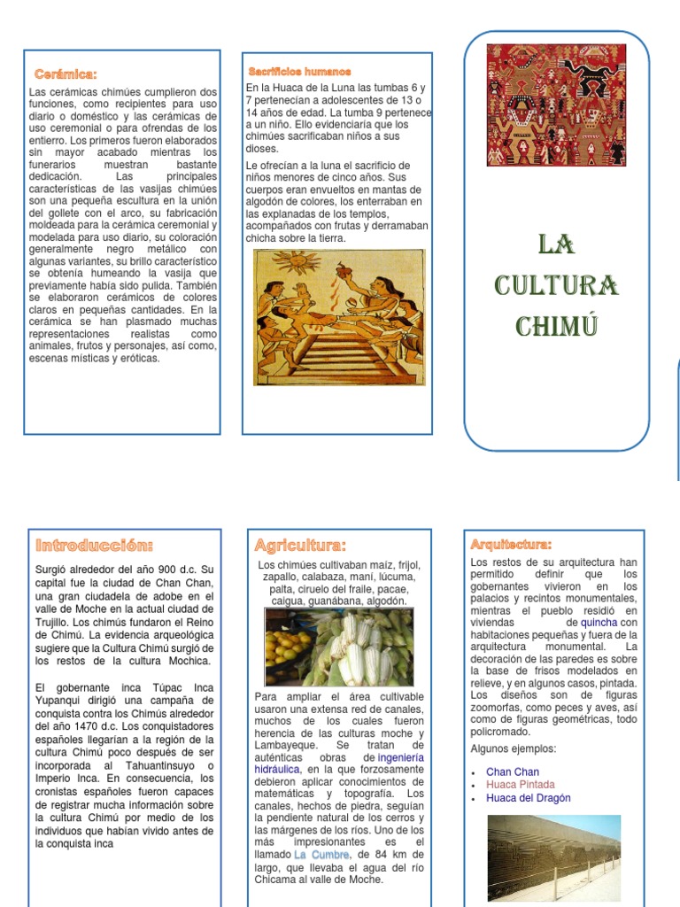 Triptico de Chimu | PDF | Arqueología | Cultura (general)
