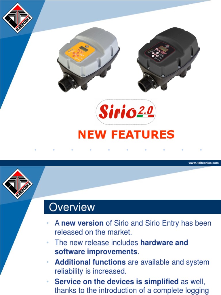 New Sirio 2.0 - Overview en | PDF | Power Inverter | Electromagnetism