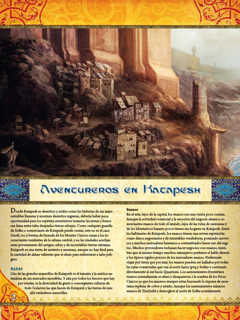 Pathfinder - Aventureros de Katapesh PDF | PDF
