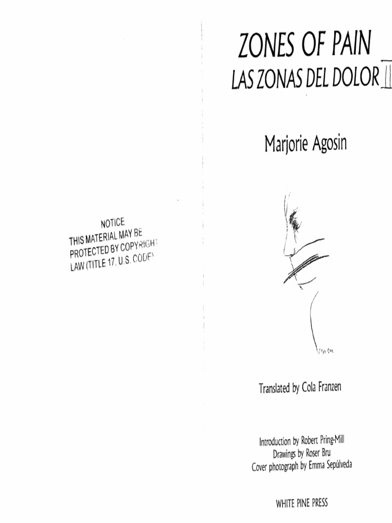 Agosin, Marjorie - Zones of Pain, Las Zonas Del Dolor1 | PDF | Naturaleza