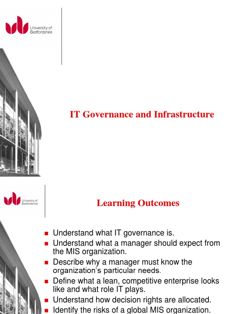 IT Governance and Infrastructure | PDF | Chief Information Officer ...