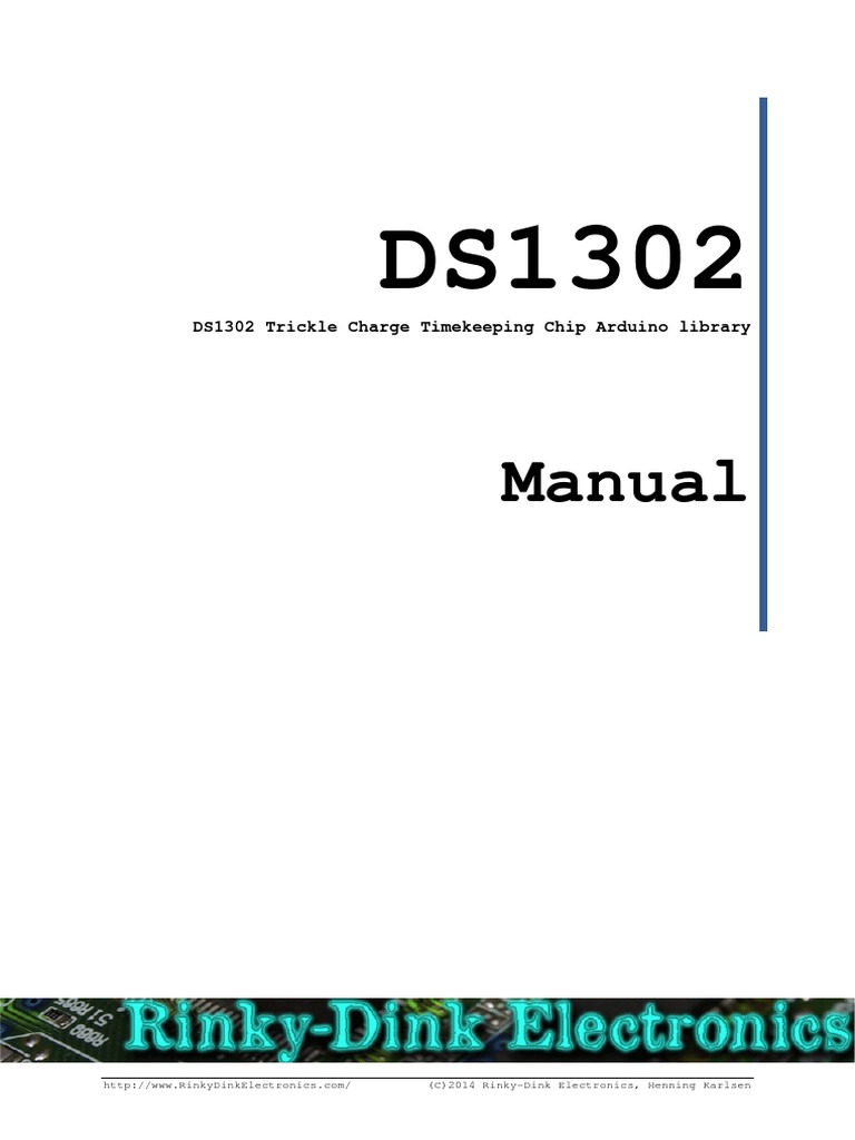 DS1302 | PDF | Random Access Memory | Library (Computing)