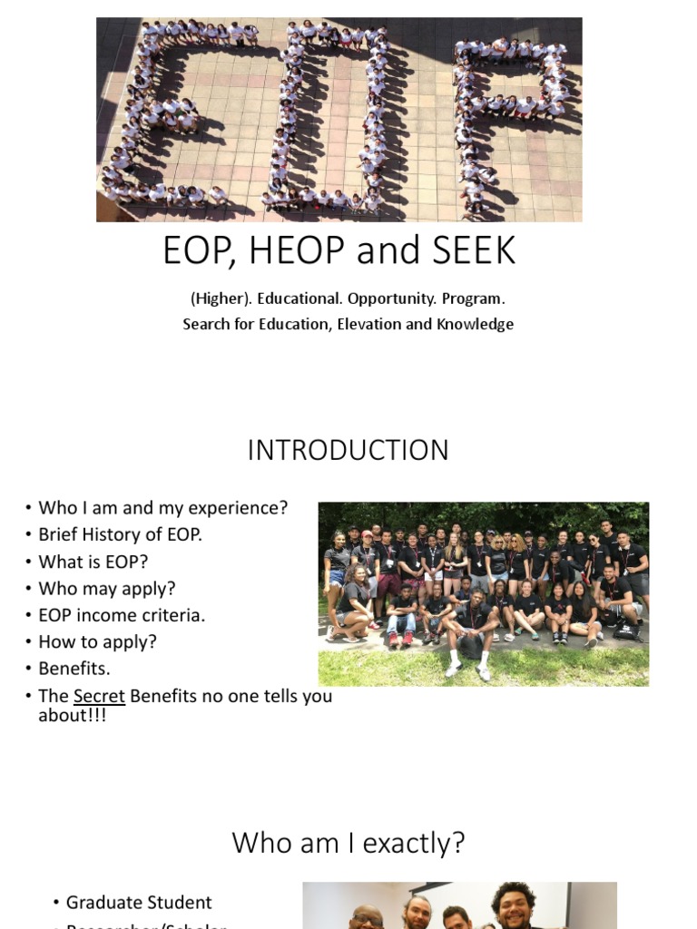 Eop, Heop and Seek | PDF | Postgraduate Education | Graduate School