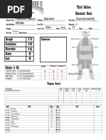 Boot Hill - Character Sheet PDF | PDF