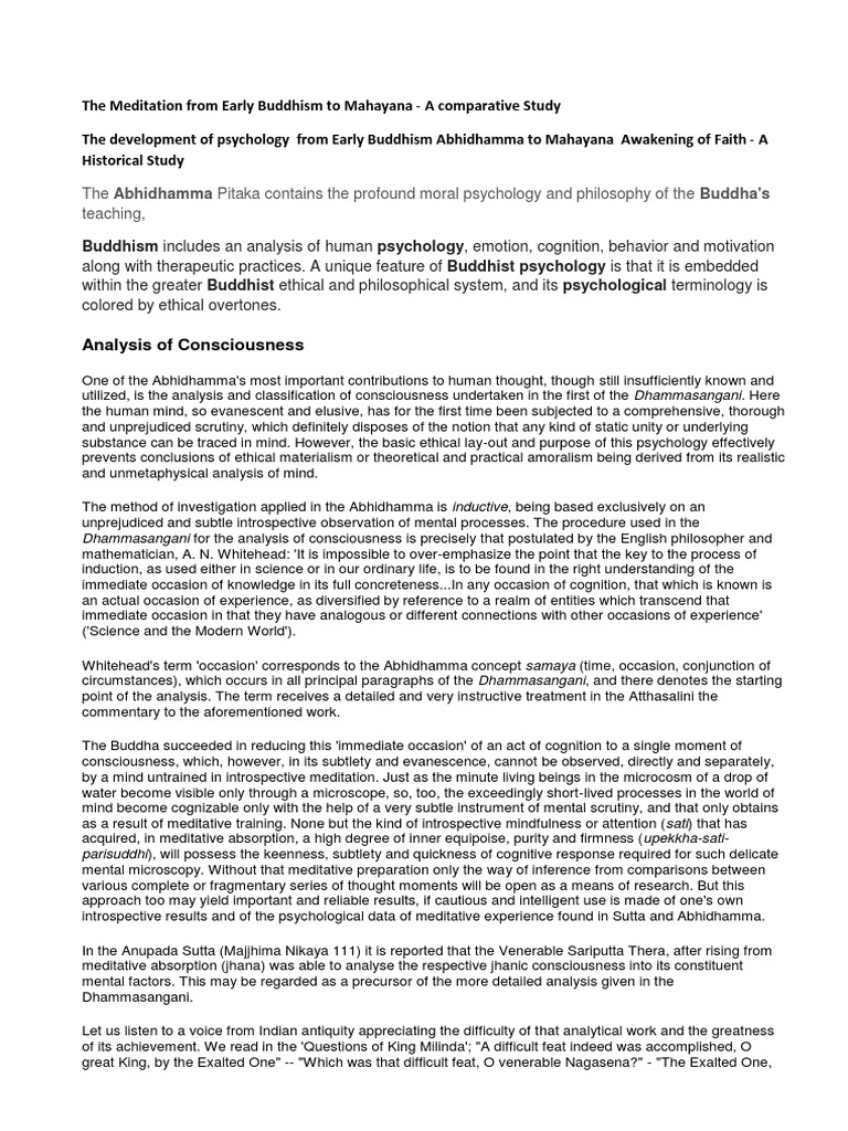 PHD Proposal | PDF | Mind | Meditation