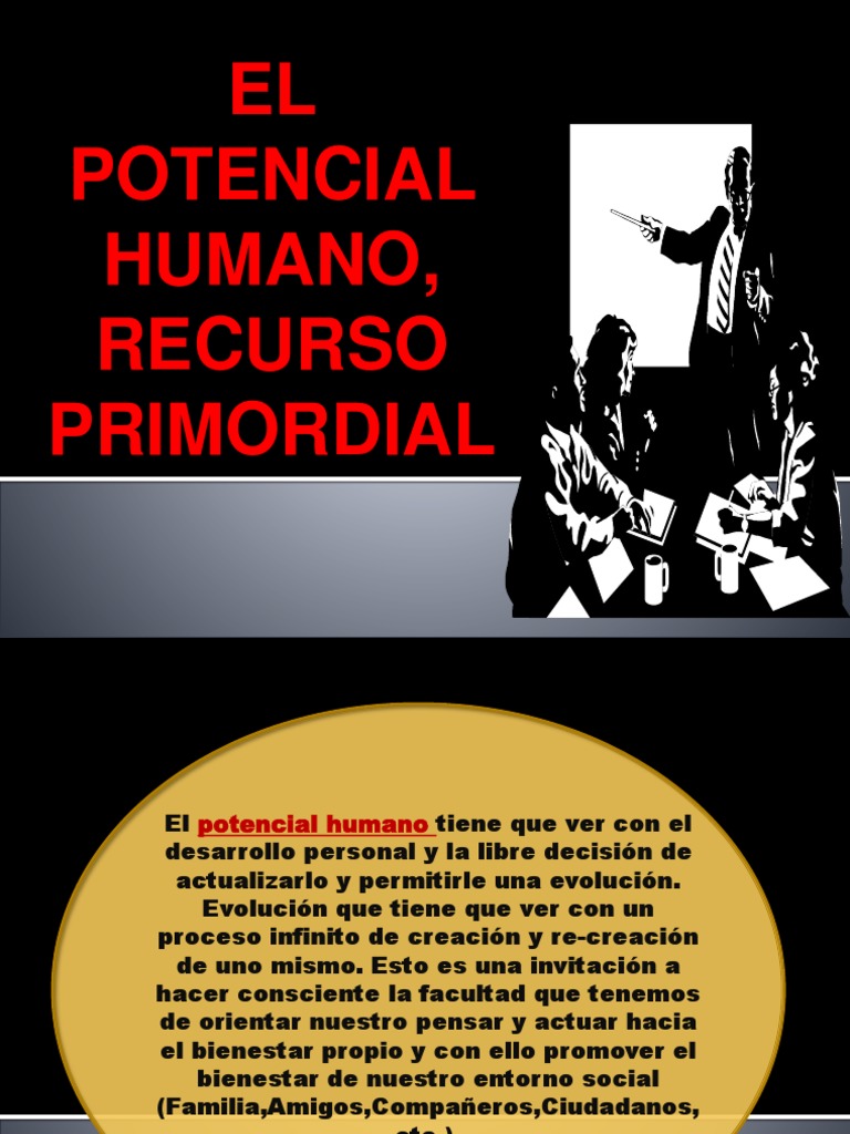 Potencial Humano | PDF | Recursos humanos | Conocimiento
