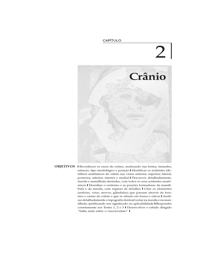 Anatomia Da Face - Madeira (Cap. 02) PDF | PDF | Crânio | Sistema ...