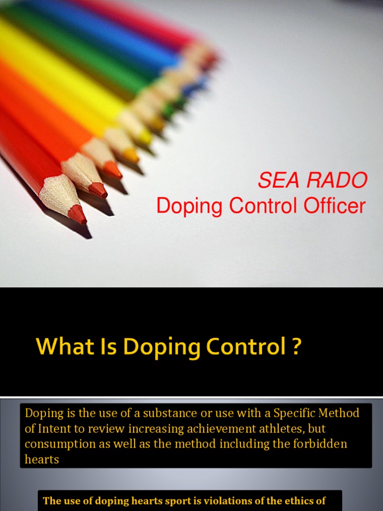 Doping Control Officer: Sea Rado | PDF